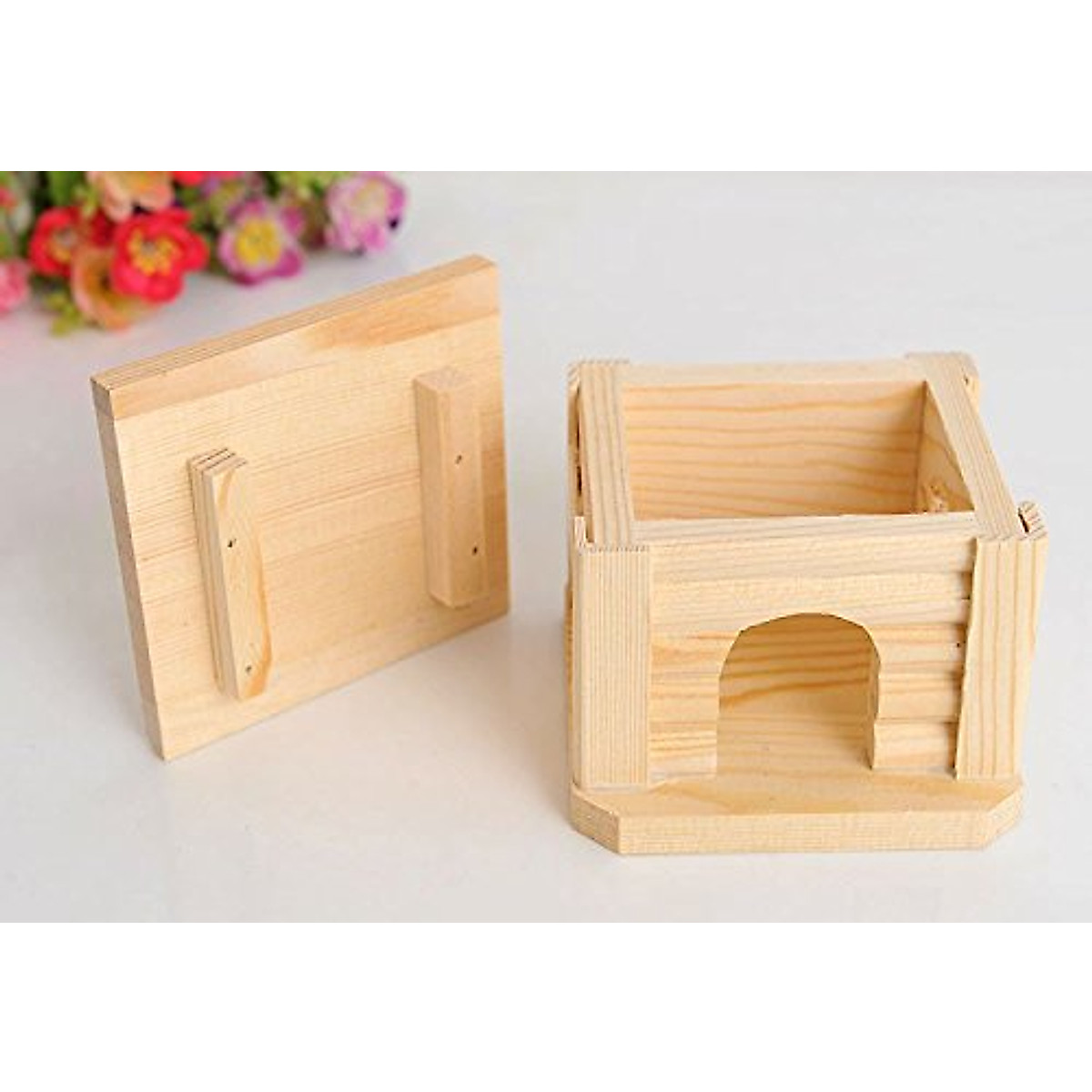 Litewoo Hamster Hideout Chewable Toys Wooden Accessories—— Hut