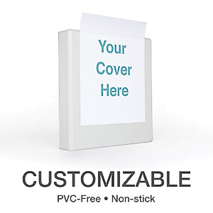 Oxford 3 Ring Binders, Binders for School and Office, 1 Inch ONE-Touch Easy Open D Rings, 3-Sided View Binder Covers, Xtralife Hinge, Non-Stick, PVC-Free,White, 250-Sheet Capacity, 4 Pack (79904)