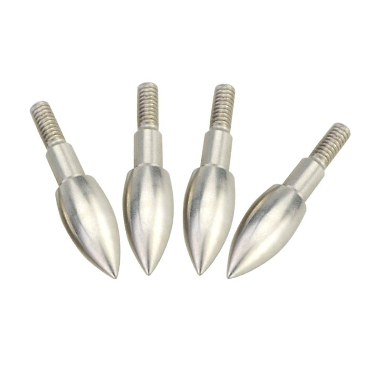 HNZMDY 12 Pcs Archery Arrow Field Points 100/150/200/250/300/350 Grain Bullet Points Screw in Broadheads (Black, 150 grain)