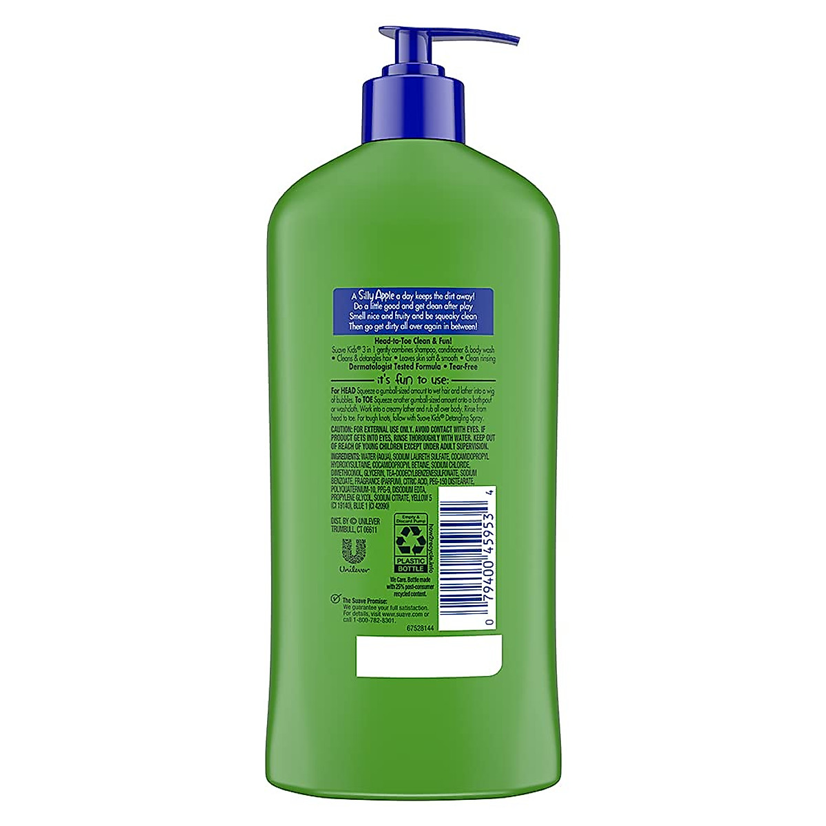 Silly Apple 3-in-1 Shampoo, Conditioner, Body Wash