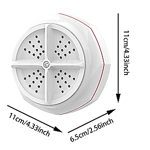 Mini turbo portable washer machine, fully automatic forward and reverse usb plug-in laundry machine, waterproof solid durable compact lavadoras convenient for home, business, travel