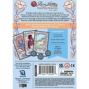 Renegade Game Studios Love Letter: Princess Princess Ever After Ages 10+, 2-6 Players, Playing Time 20 Minutes