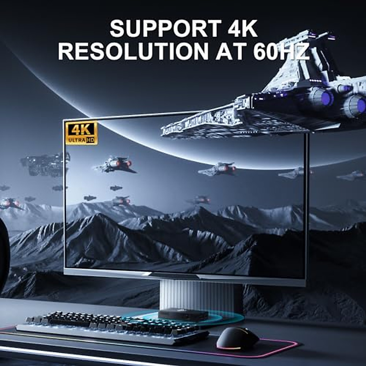 AIOEXPC Mini PC Stick Intel Celeron J4125 Windows 11 Pro 8GB DDR4 1TB SSD Compute Stick Support 4K HD, Gigabit Ethernet, 2.4G+5.0G Dual Band Wi-Fi, USB 3.0 Port, Bluetooh 4.2