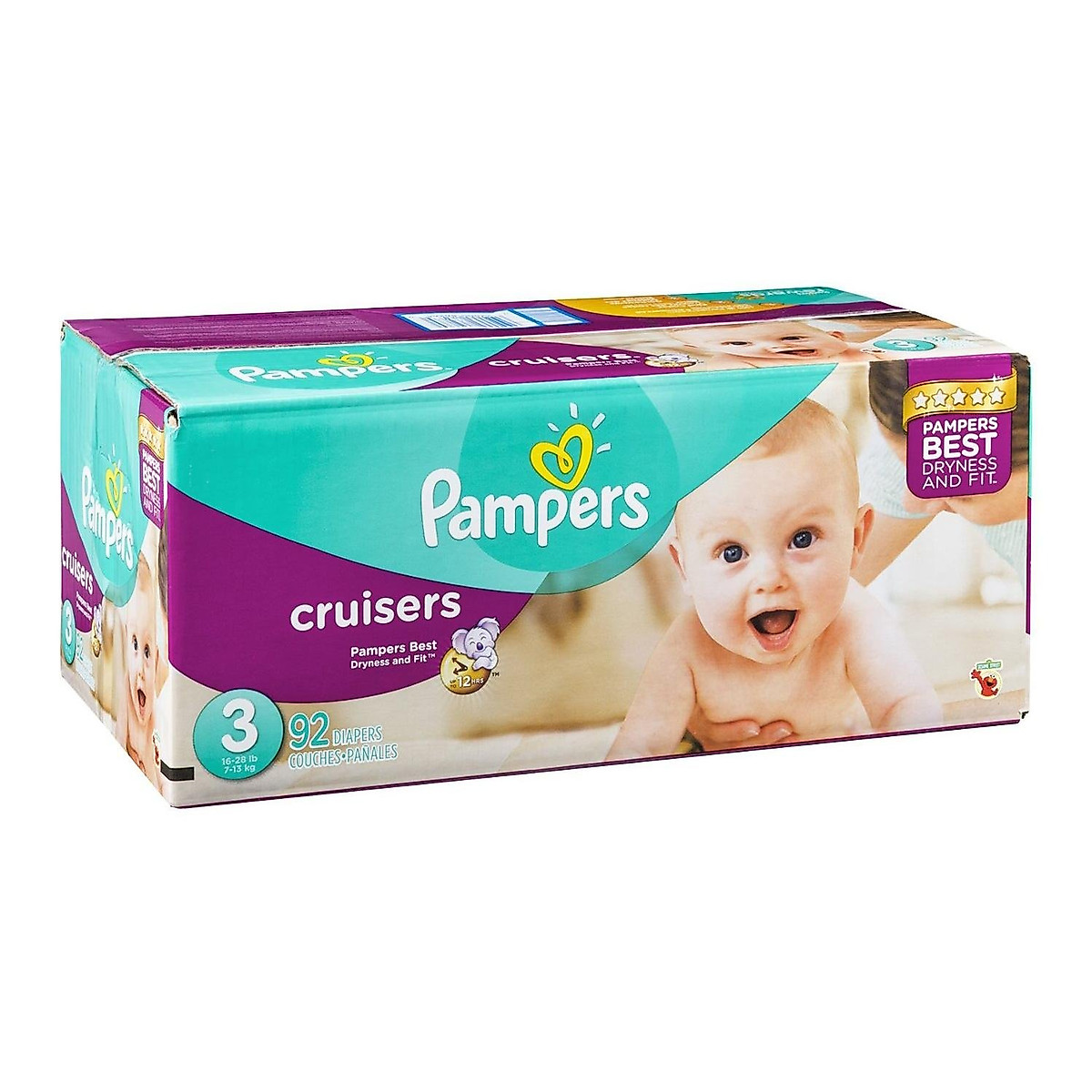 Pampers Cruisers Diapers Size 3 92 Count