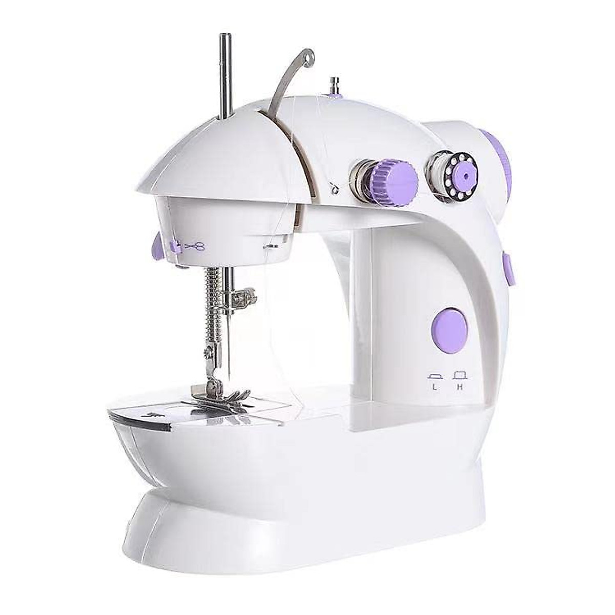 Mini Sewing Machine, Portable Sewing Machine for Beginners Adult, Electric Crafting Speed Crafting Mending Machine Electric Overlock Sewing Machines for Sewing of Silks, Denim, Wool, Leather