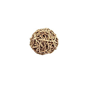 Dolland Bird Ball Toy Round Shape Parakeet Chewing Toy Pet Hamster Small Pet Playing Cage Part Toy