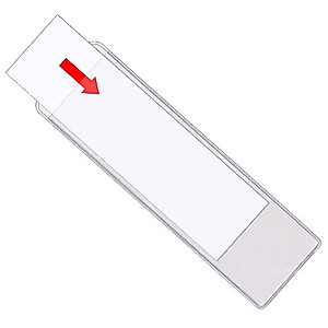 StoreSMART - Bookmark Covers/Holders with Tassle Hole - Clear Plastic - 10-Pack - BMK9071-10