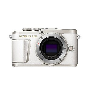 OM SYSTEM OLYMPUS PEN E-PL9 Body Only with 3-Inch LCD (Pearl White)