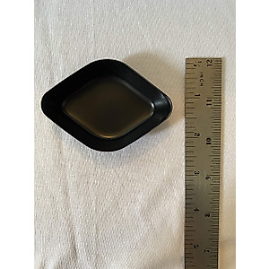 Diamond Weighing Boats, W-D30-BA-50, 30ml, Medium,Black, Anti-Static, Pack of 50