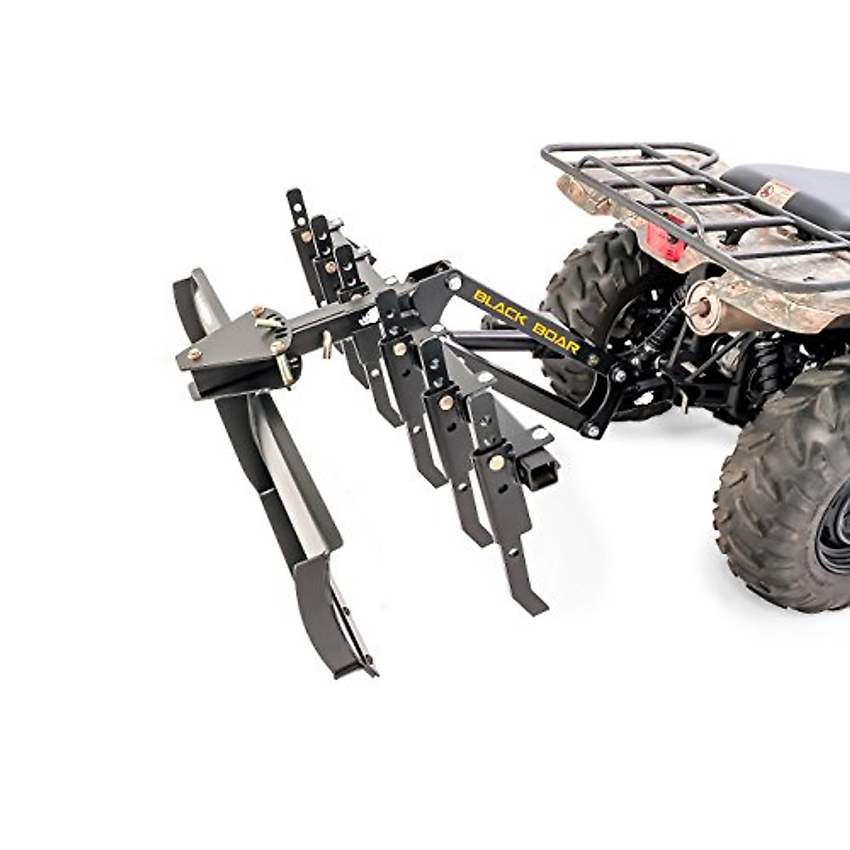 Black Boar ATV/UTV Scrape Blade Implement, Adjusts 0, 7.5 or 15 Degrees in Either Direction, Use to Cultivte, Establish Food Plot, Maintain Your Land (66005)