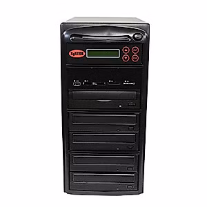 Systor Multi Media Flash Backup Center + 1 to 4 DVD Duplicator - Back up Different Flash Memory Drives (USB/SD/CF/MS/MMC) to DVD (PMBC-4)