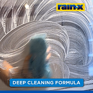 Rain-X 630035 X-Treme Clean Shower Door Cleaner, 12 Fl. Oz, Formulated To Clean Glass Shower Doors - Easy To Use, Removes Soap Scum, Dirt, Hard Water Build-up, Calcium, Lime And Rust Stains