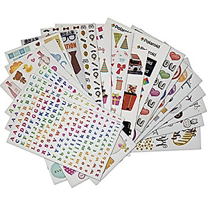 Polaroid ZIP Mobile Printer Gift Bundle + ZINK Paper (20 Sheets) + 9 Unique Colorful Sticker Sets + Pouch + Twin Tip Markers + Hanging Frames + Photo Album + Accessories