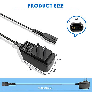 for Philips One Blade QP2520 Charger for Philips Norelco OneBlade A003900 Power Cord, Replacement Phillips Razor QP2520, QP2520/90, QP2520/72, QP2520/70 QP2620, QG3330, MG5700 Charging Cable
