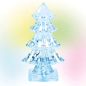 Department 56 Village Collection Accessories Ice Castle Tree Lit Figurine, 1.46 Inch, Multicolor