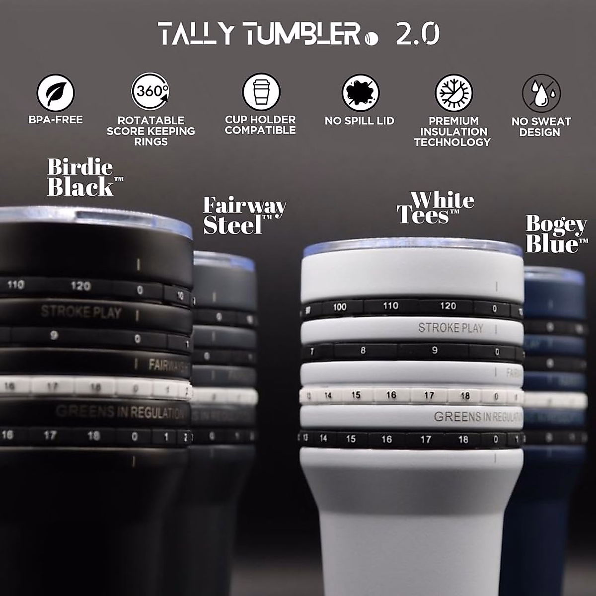 Tally Tumbler Golf (Birdie Black)