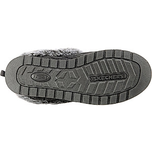 Skechers BOBS Women's Keepsakes - Ice Angel Slipper, Charcoal, 9 M US
