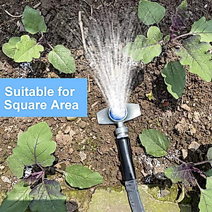 Metal Circular Square Sprinkler 360 Degree Sprinklers for Small to Medium Area Watering Outdoor Garden Yard Lawn