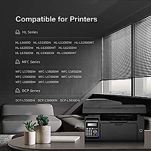 LEMERO TN850 Compatible Toner Cartridge Replacement for Brother TN 850 TN-850 TN820 high Yield for Brother MFC-L5850DW HL-L6200dw HL-L6200dwt MFC-L5700DW HL-L5000D MFC-L5800DW Printer (2 Black)
