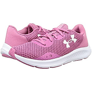 Under Armour Women's Charged Pursuit 3, (601) Pace Pink/Pace Pink/White, 7
