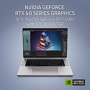 Razer Blade 16 Gaming Laptop: NVIDIA GeForce RTX 4080-13th Gen Intel 24-Core i9 HX CPU - 16" Dual Mode Mini LED (4K UHD+ 120Hz & FHD+ 240Hz) - 32GB RAM - 1TB SSD - Windows 11 - Chroma RGB - Mercury