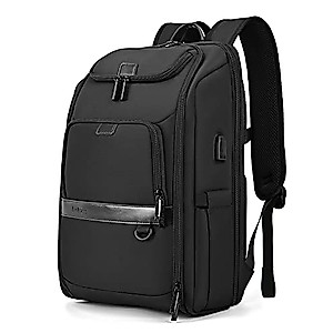 Travel Backpack for Men, TSA Approved Laptop Backpack Large Business Backpack for Men 17.3 Inch Water Resistant Computer Backpack with USB Charging Port, Work College School Bookbag for Men and Women