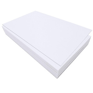 Jtnohx Stiff Felt Sheets, 32 Pcs Felt Fabric, 7"×11.3" Color Felt for Crafts, Craft Felt Square for Sewing Embroidery Handwork and Festivals Party (White)