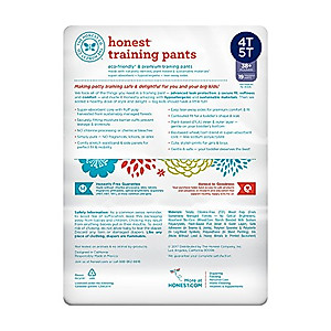 The Honest Company Disposable Training Pants, Dinosaurs, 4T/5T, 19 ct