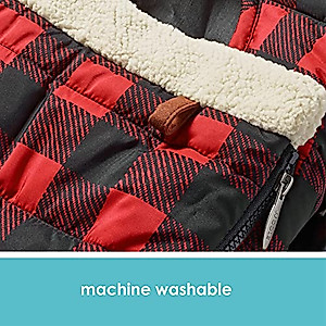 JJ Cole Baby Car Seat Cover, Blanket-Style Baby Stroller & Baby Carrier Cover, Buffalo Check