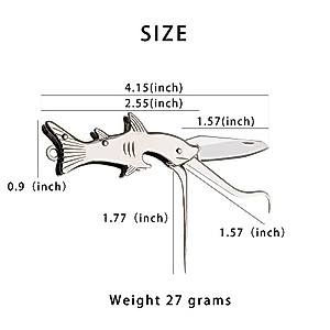 Portable Toothpicks, Stainless Steel Toothpicks, Reusable Toothpicks, Portable Tools, Keychain Tools Camping Toothpicks with Bottle Opener for Outdoor Picnic Trips (Argent)