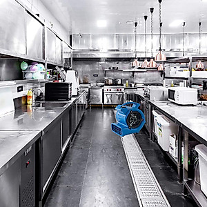 MOUNTO 1/8HP 600cfm Air Mover Floor Dryer Utality Fan Blower