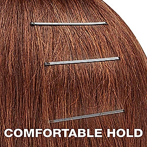 Conair Pin & Match Bobby Hair Pins, Black Bobby Pins packed inside a Storage Container, 75ct