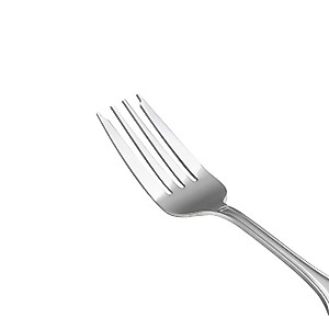Thunder Group SLSS007 Salad Fork, 7.01", 18/0 Stainless Steel, Mirror-Finish, Sea Shell, Pack of 12