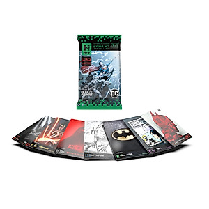 DC Unlock The Multiverse 24-Pack Mega Booster Box – Hro Hybrid NFT Trading Cards, 168 Cards, Black (10031949)