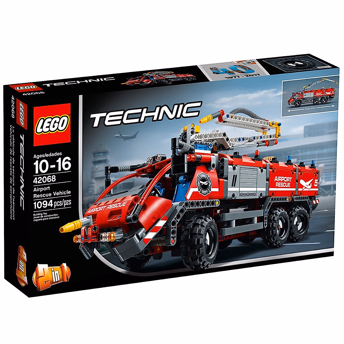LEGO Technic Airport Rescue Vehicle 42068 Building Kit (1094 Piece)