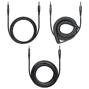 Audio-Technica ATH-M50x Closed-Back Professional Monitor Headphones - 90° Swiveling Earcups (Black) + Headphone Case + 1/4 inch TRS Extension Cable + Cloth – Deluxe Headphone Bundle