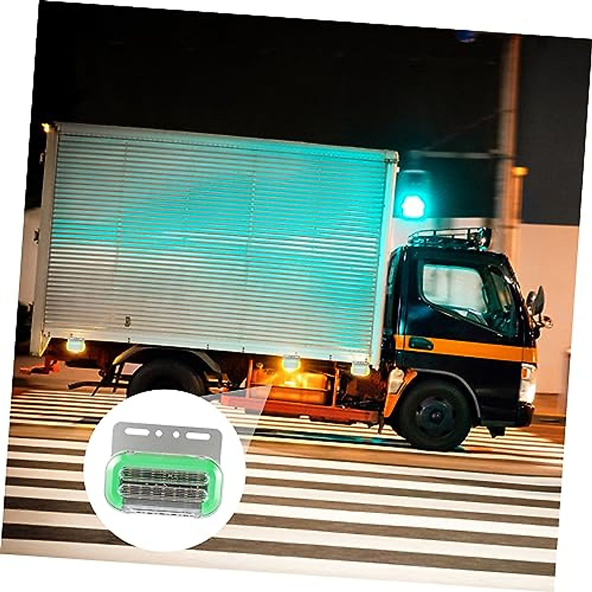 SUPVOX 2 Pcs Big truck side lights signal lamp signal light Car side lamp Auto LED side light LED sign light car trailer car turn light side clearance lights Car LED Light Warning Lights