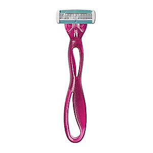 BIC Soleil Bella Click Women's 4-Blade Disposable Razor, 1 Handle and 12 Cartridges