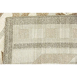 Unique Loom Outdoor Modern Collection Area Rug - Albuquerque (5' x 8' Rectangle, Beige/ Brown)