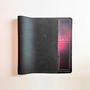 SIXTORE Starry Sky 14x24in MTG Playmat with MTG Zone Layout Compatible for EDH and Commander(sky1,Stitched)