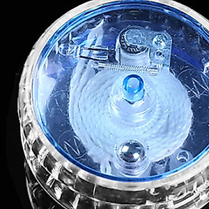 Yoyo Kids Magic Yoyo Professional Yoyo 1.57x2.36 Inch Led Plastic Trick Yoyo Cartoon Responsive Yoyo Portable Yoyo for Kids Adults Blue