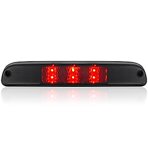Recon 264116BK LED Third Brake Light Kit 1999-2006 Ford F250HD/F350/F450/F550 Super Duty & 1995-2003 Ranger - Smoked Lens