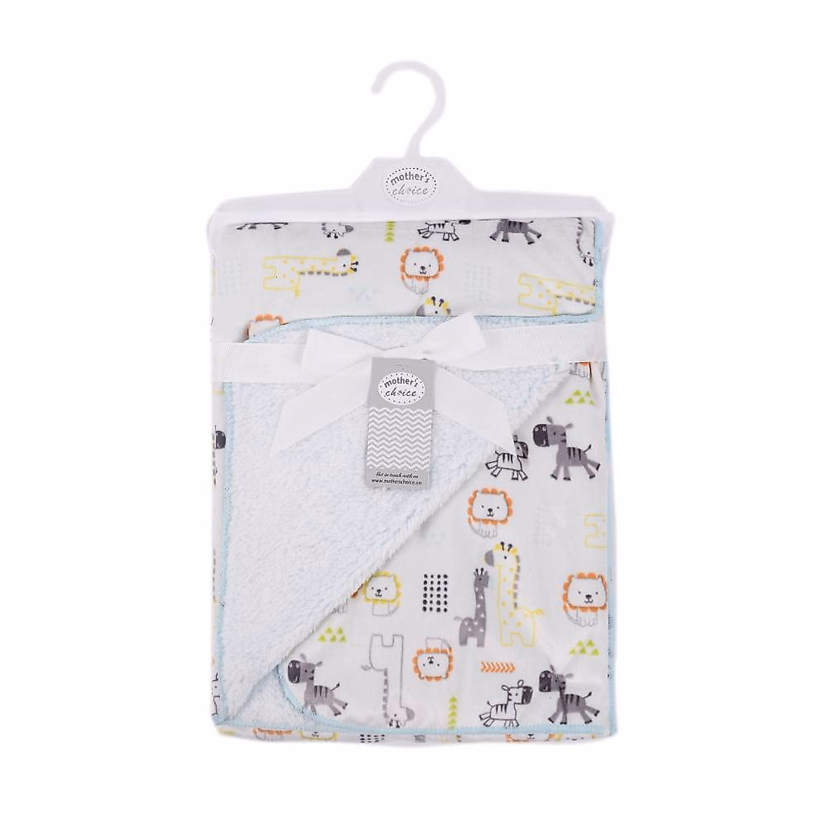 Mother's Choice Super Soft Baby Blanket 75 x 100 cm (30 x 39 Inches) Plush Baby Blanket Machine Washable Small Baby Blanket Soft, Comfortable Sherpa Baby Blanket Easy Care