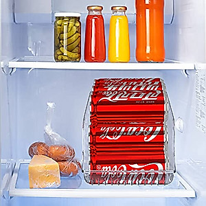 Atopov Set of 2 Refrigerator Organizer Bins Fridge Organizer Freezer Pantry Organization and Storage, Beverage, Canned Food Container Bin for Refrigerator (2)