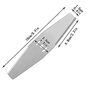 4Pcs Weed Wacker Replacement Blade - Grass Trimmer Blade Heads Replacements - Carbide Blade Tip Brush Cutter Trimmer Weed Eater Blade for Electric Lawn Mower Set - Lawn Mower attachments