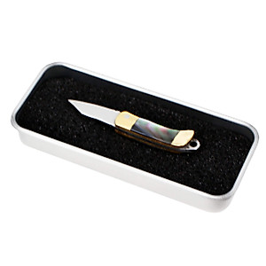 Miniature Gadgets Pocket Knife, Eastern Delights EDC Ultra Smallest Multifunction Cutting Blade Tool (Black Shell Handle)