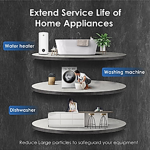 Waterdrop Whole House Water Filter, Replacement for 3M Aqua-Pure AP810, Whirlpool WHKF-GD25BB, GE GXWH40L, GXWH35F, Culligan RFC-BBSA, 5 Micron, 10" x 4.5", Well & Tap Water Filter, Pack of 4, Bundle