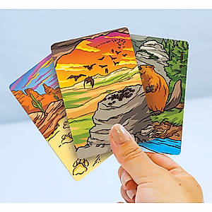 Masterpieces Jr Ranger Poop Tracks Card Game, Ages 6+, 2-6 Players, Medium