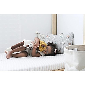 Crane Baby Decorative Quilted Pillow, Rainbow