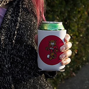 North Dakota State College of Science Primary Logo Can Cooler - Drink Sleeve Hugger Collapsible Insulator - Beverage Insulated Holder